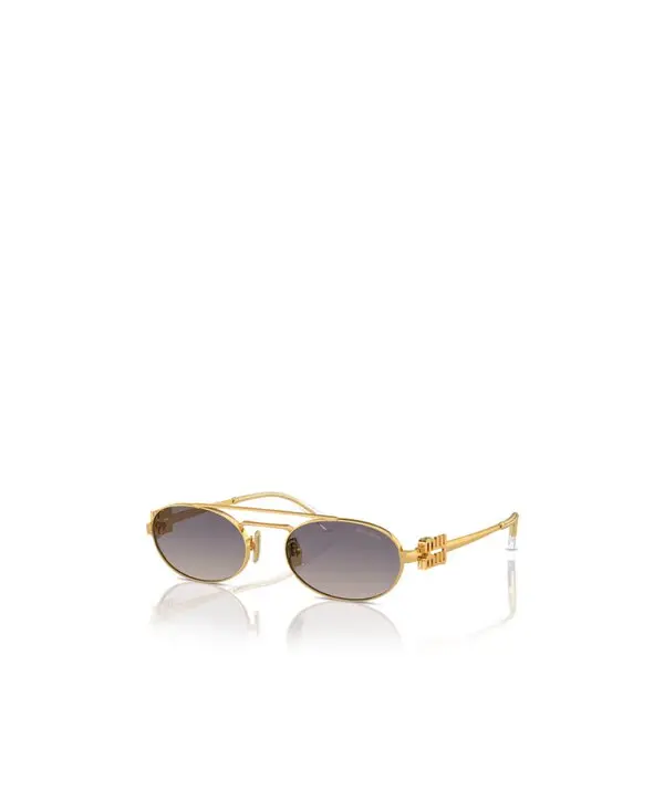 Miu Miu Oval Frame Sunglasses