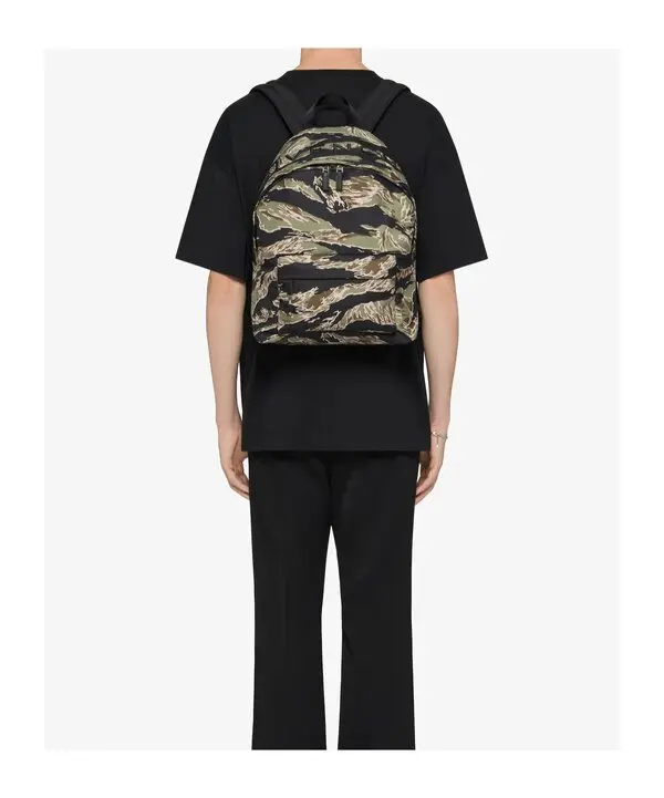 Givenchy Essential U Backpack In Nylon With Camo Print - Black