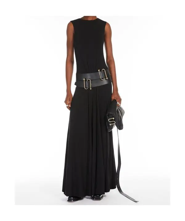 Sportmax Attore Crewneck Sleeveless Maxi Dress