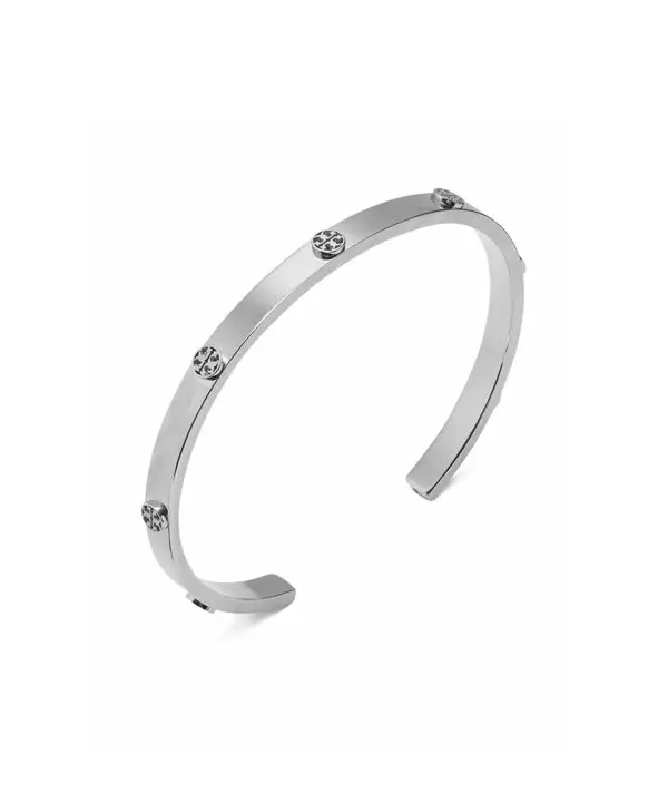Tory Burch Miller Stud Cuff Bracelet - Silver