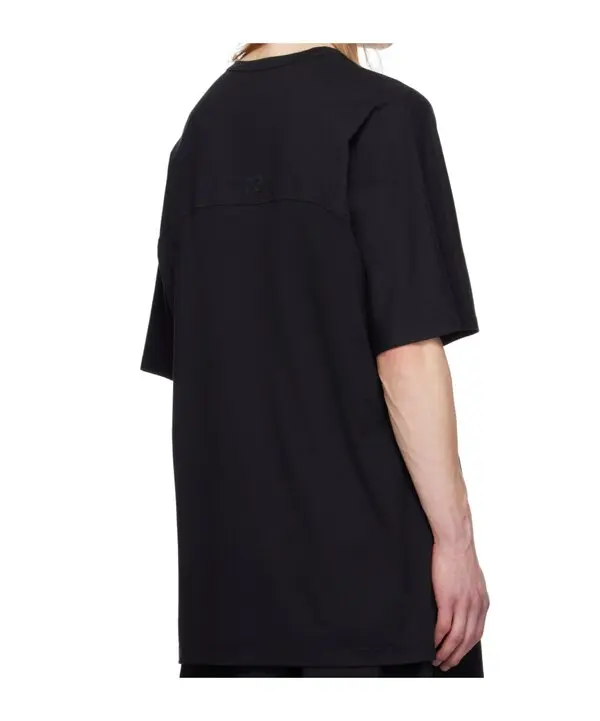 Y3 Stripe Detailed Crewneck T-shirt
