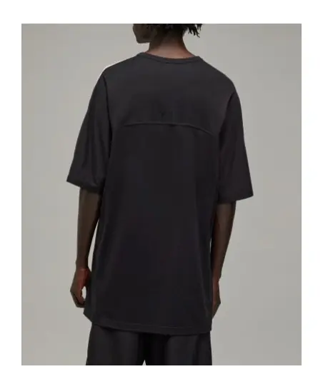 Y3 Stripe Detailed Crewneck T-shirt