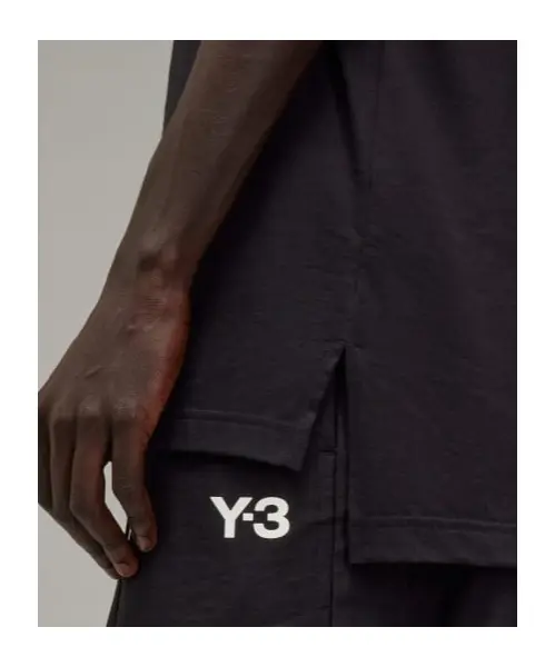 Y3 Stripe Detailed Crewneck T-shirt