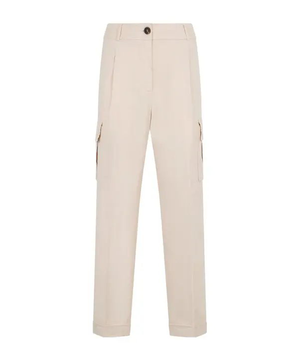 Peserico Straight-leg Cargo Pants - Nude