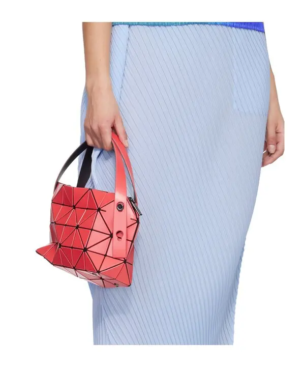 Issey Miyake Small Top Handle Bag - Red