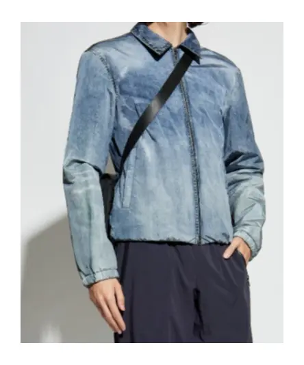 DIESEL® Denim-effect Zip-up Jacket