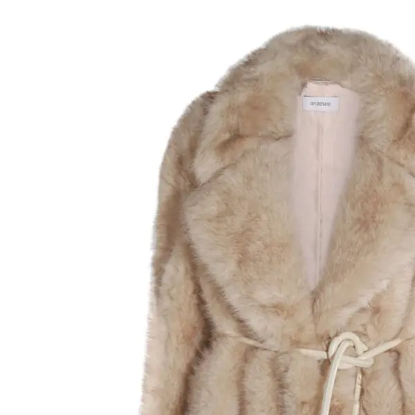 Sportmax Rosaria Furry-effect Coat