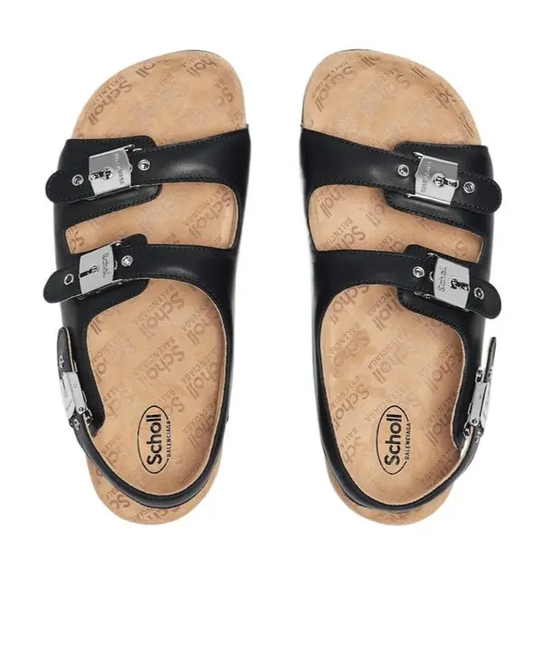 Balenciaga X Scholl Strap Flat Sandals