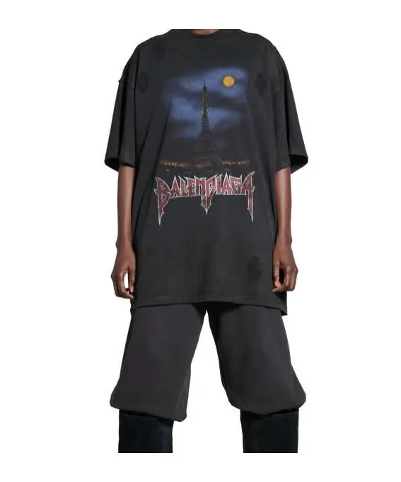 Balenciaga Moon Vintage Oversized T-shirt