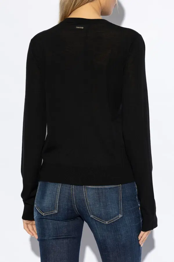 Dsquared2 Embellished Crewneck Cardigan