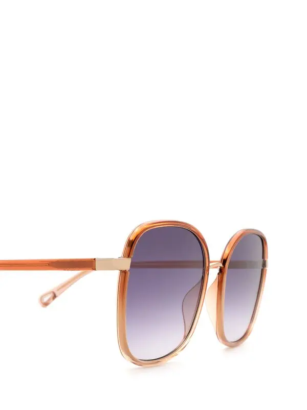 Chloé Square Frame Sunglasses - Purple