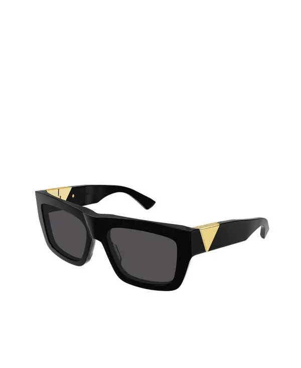 Bottega Veneta Square Frame Sunglasses - Black