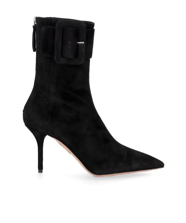 AQUAZZURA St Honoré 95mm Suede Boots