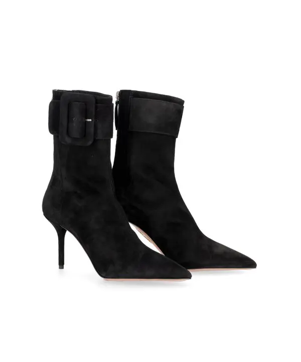 AQUAZZURA St Honoré 95mm Suede Boots