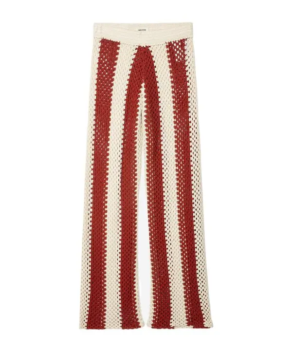 Zadig&Voltaire Crochet Striped Trousers