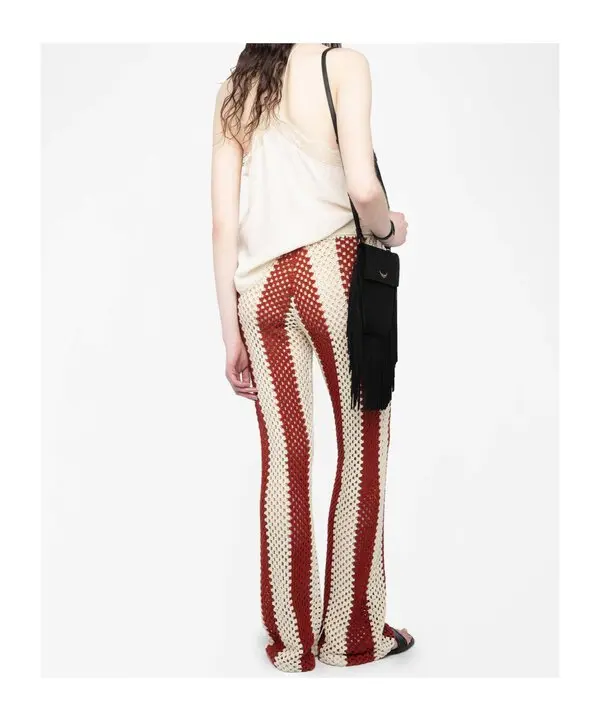 Zadig&Voltaire Crochet Striped Trousers