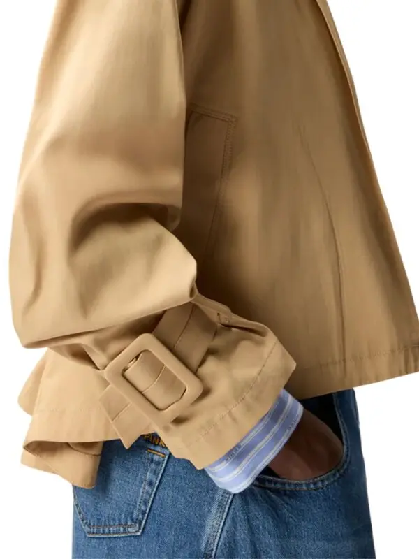 Pinko Belted Short Trench Coat