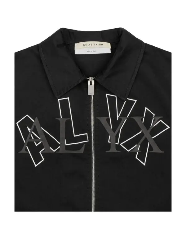 1017 Alyx 9sm Logo Short-sleeve Zip Shirt