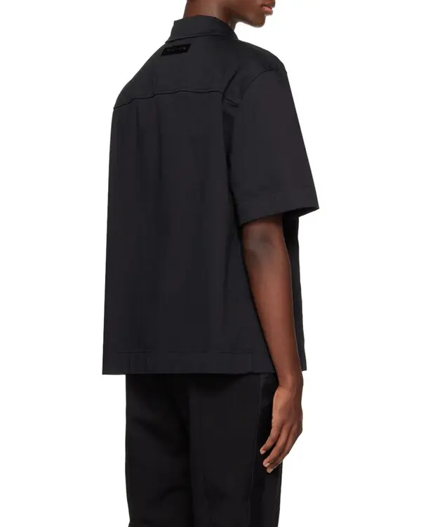 1017 Alyx 9sm Logo Short-sleeve Zip Shirt