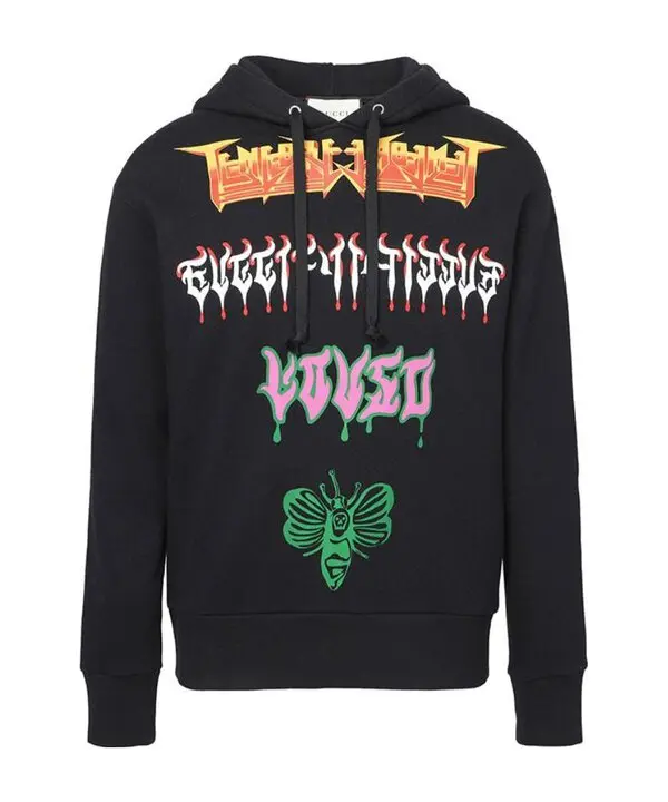 Gucci Printed Hooded Sweater