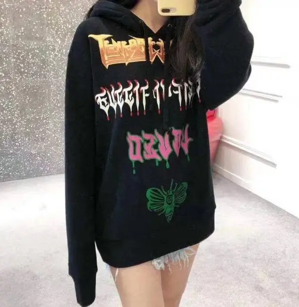 Gucci Printed Hooded Sweater