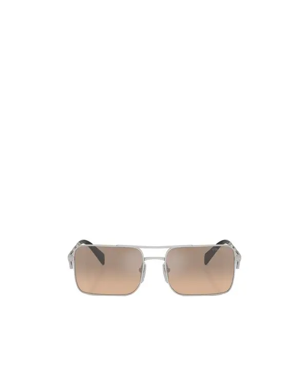 Prada Rectangular Frame Sunglasses - Nude