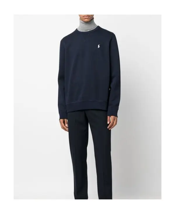 Polo Ralph Lauren Embroidered Pony Crewneck Sweatshirt - Black