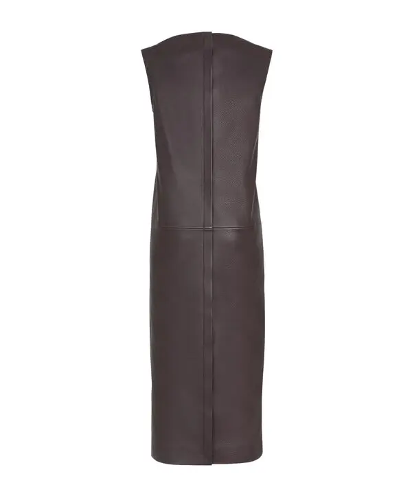 Fendi Sleeveless Leather Dress