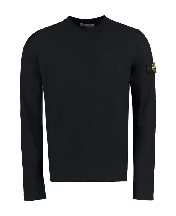 Stone Island Compass Patch Knitted Jumper