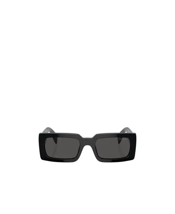 Prada Rectangular Frame Sunglasses - Black