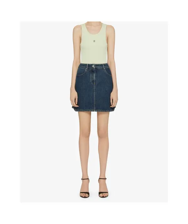Givenchy Mini Denim Skirt