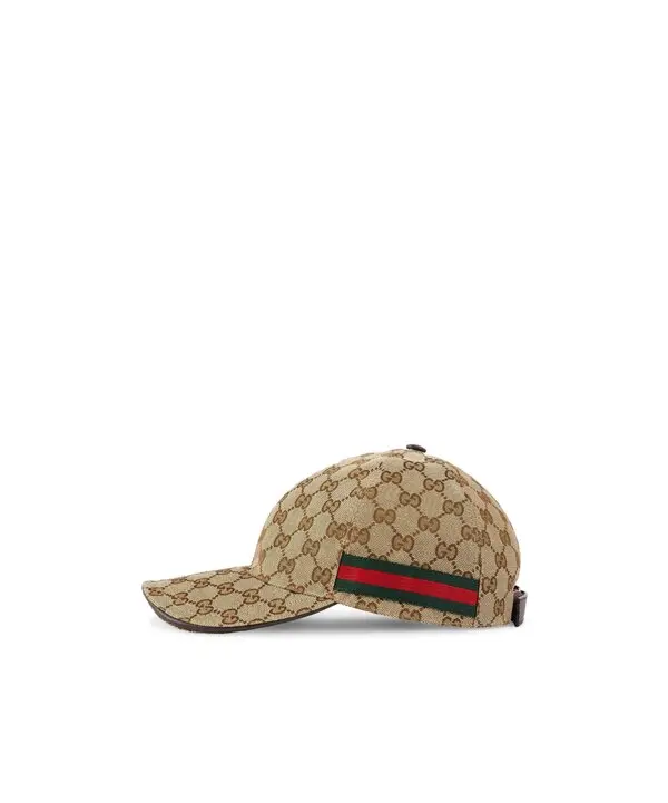 Gucci Gg Monogram Baseball Cap - Brown