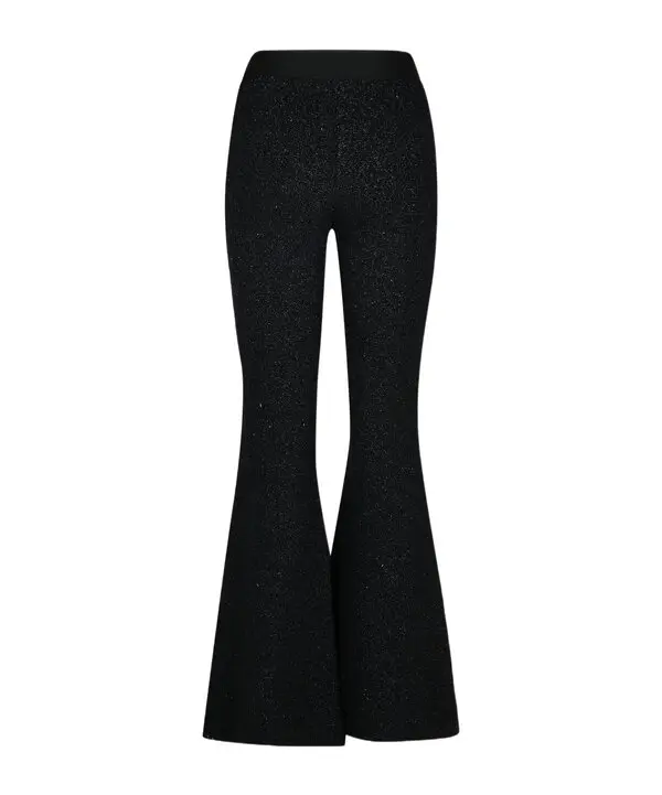 Palm Angels Logo Tape Flared Pants
