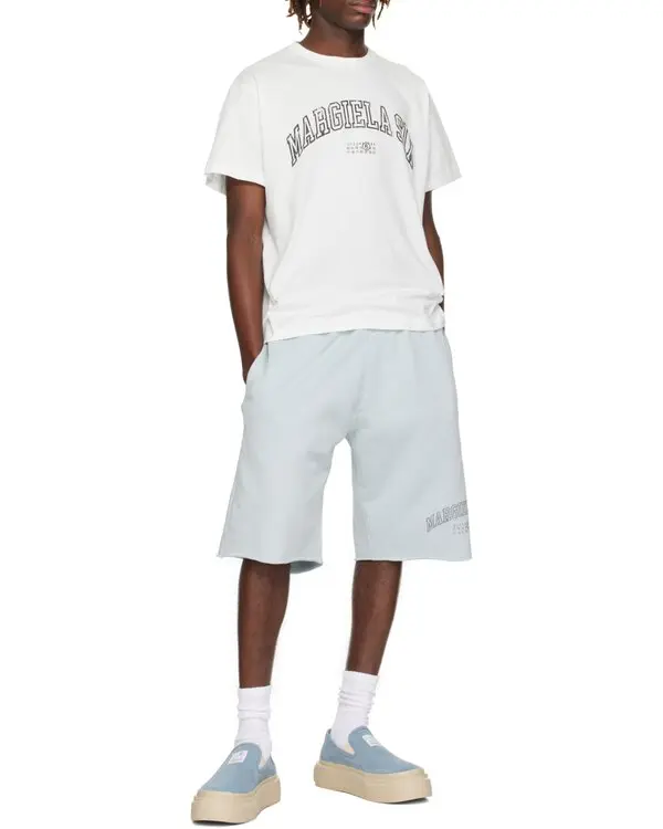 MAISON MARGIELA Logo Printed Crewneck T-shirt
