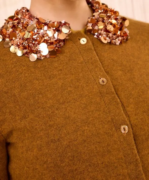 Ulla Johnson Margaux Embroidered Cashmere Cardigan