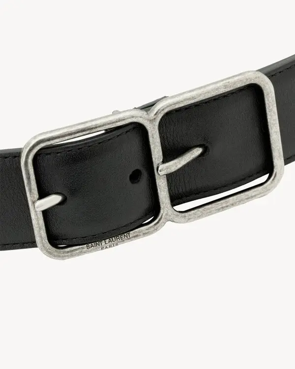 Saint Laurent Double Frame Belt