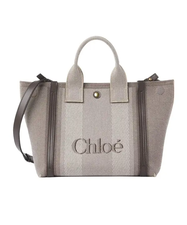 Chloé Small Woody Tote Bag - Gray