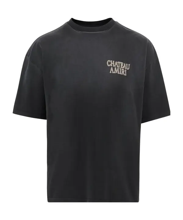 Amiri Logo-printed Crewneck T-shirt - Green