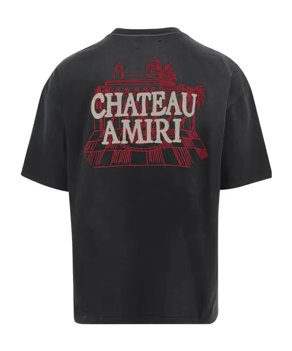 Amiri Logo-printed Crewneck T-shirt - Green