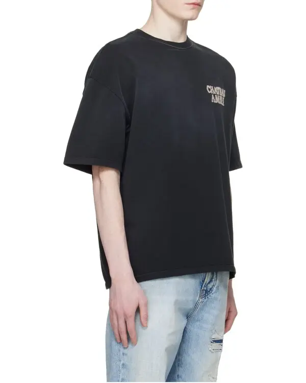 Amiri Logo-printed Crewneck T-shirt - Green