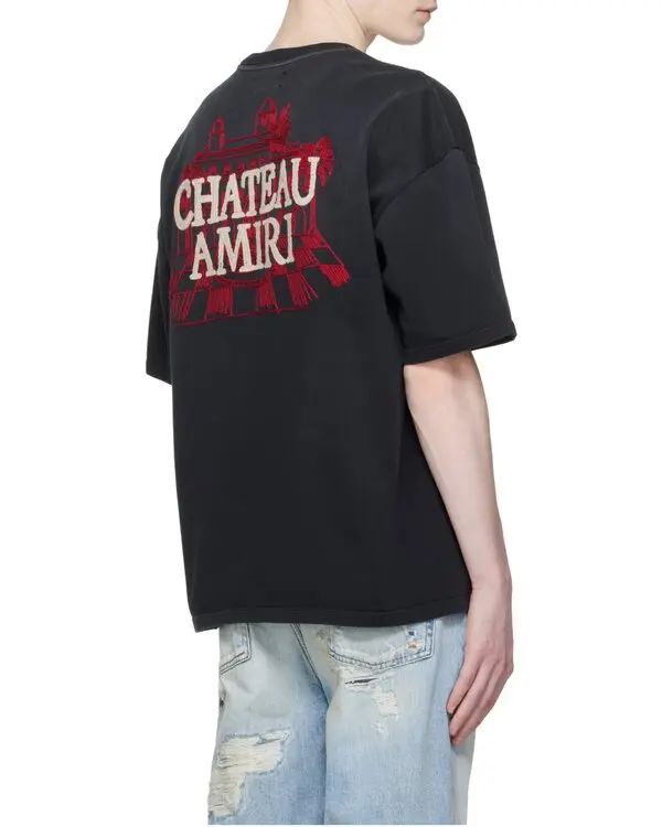 Amiri Logo-printed Crewneck T-shirt - Green