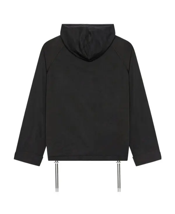 Kenzo Logo Print Drawstring Hoodie - Black