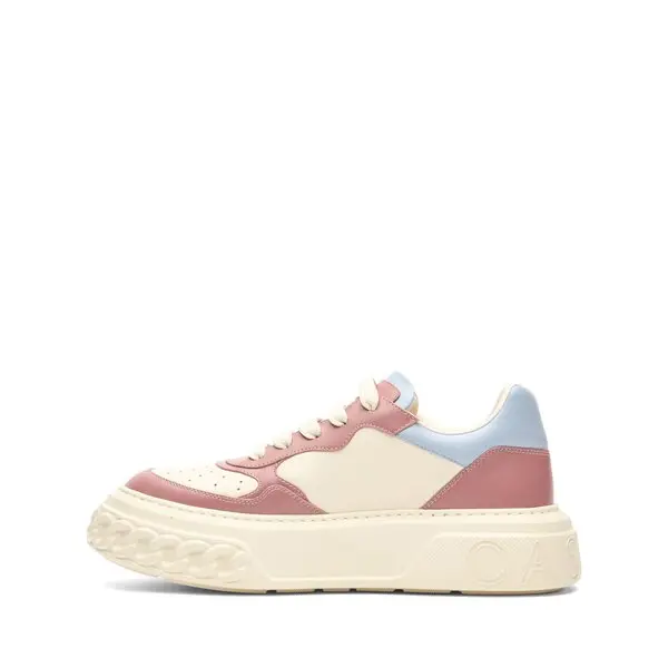 Casadei Chain Detail Leather Sneakers