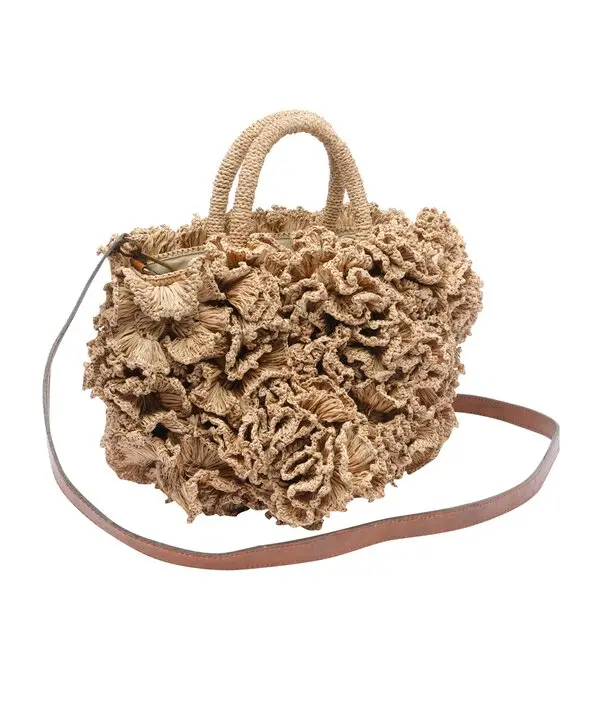 IBELIV 3d Decoration Handbag - Brown