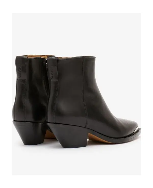Isabel Marant Étoile Adnae Zipped Ankle Boots - Black