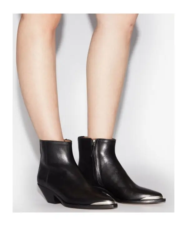 Isabel Marant Étoile Adnae Zipped Ankle Boots - Black