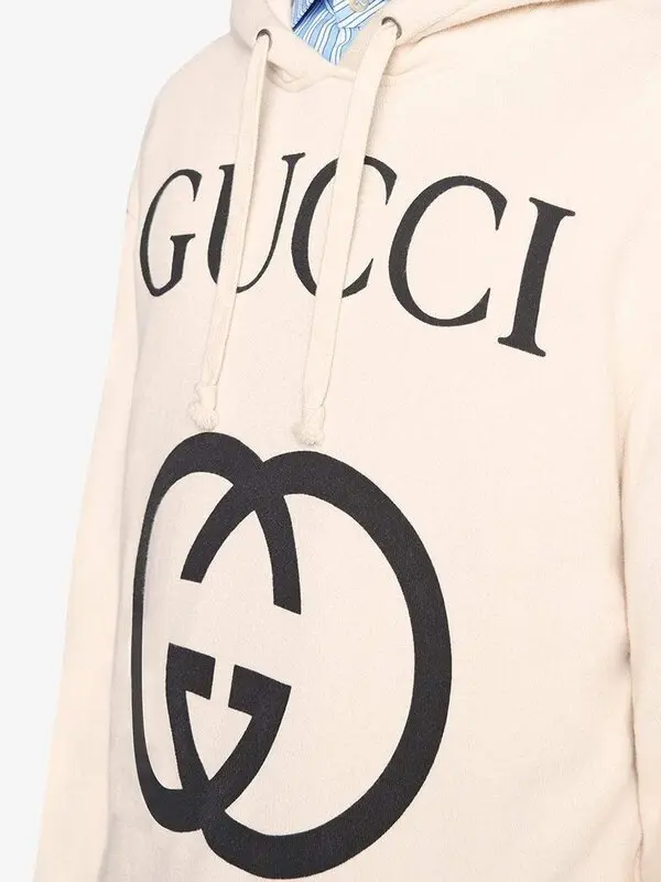 Gucci Interlocking G Hoodie - White