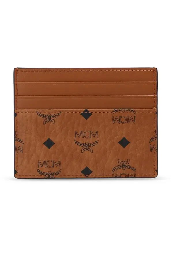 Mcm Logo-print Compact Cardholder