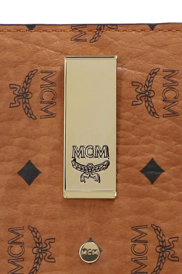 Mcm Logo-print Compact Cardholder