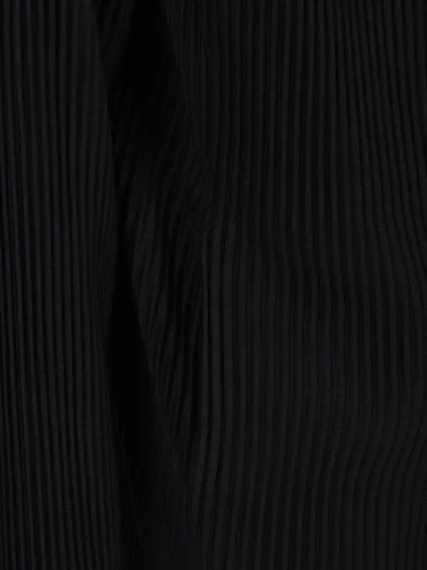 Issey Miyake Homme Plissé Single Breasted Pleated Jacket - Black